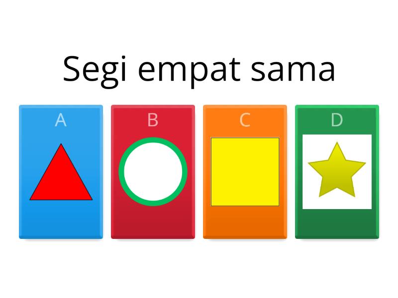 Mengenal bentuk - Quiz