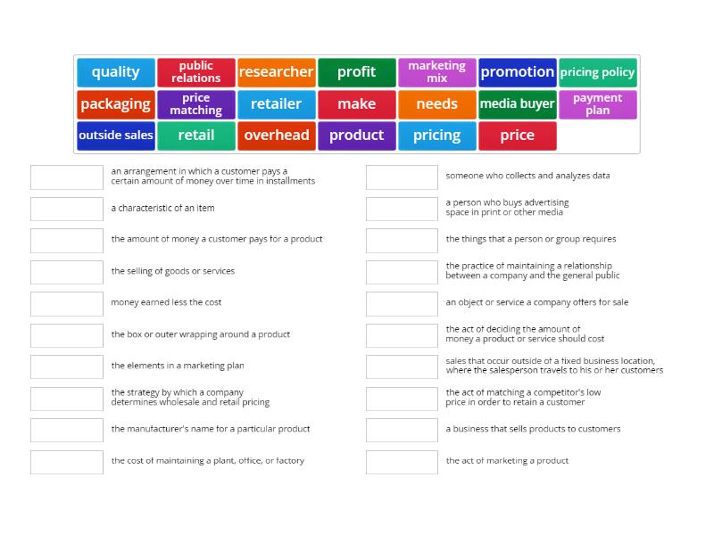 M-R Sales and Marketing - Match up