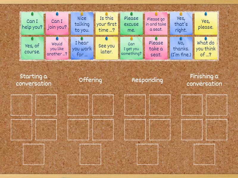 Business result elementary unit 6 Making conversation - Group sort