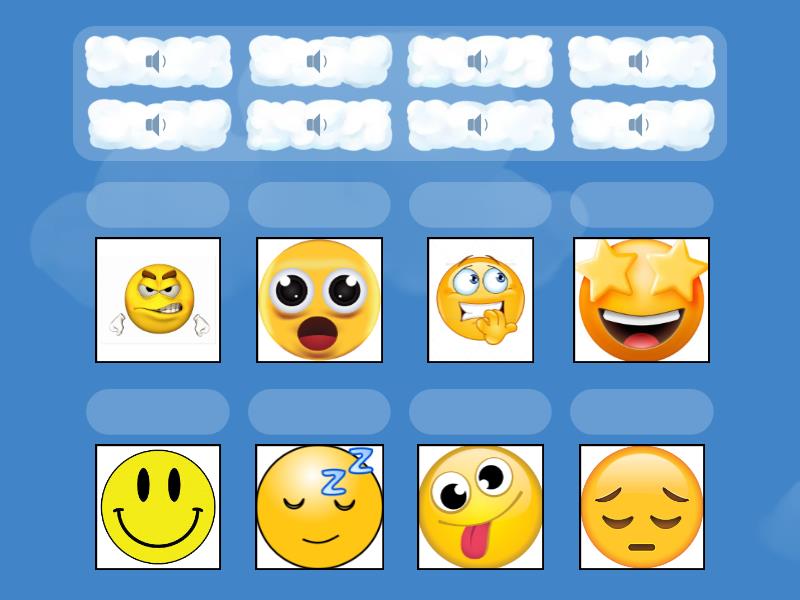 Feelings and emotions - Match up