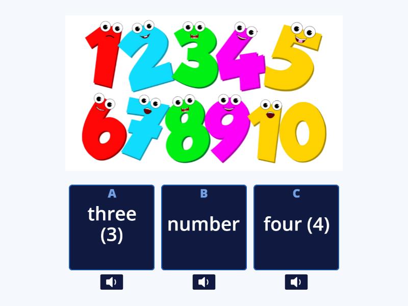 Numbers (3-4) - Quiz