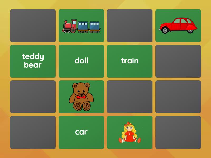 (Look Starter) Unit 3 - Toys - Matching pairs