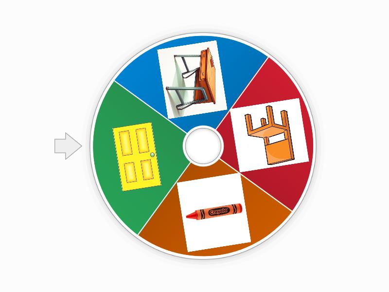 Classroom Objects - Spin the wheel