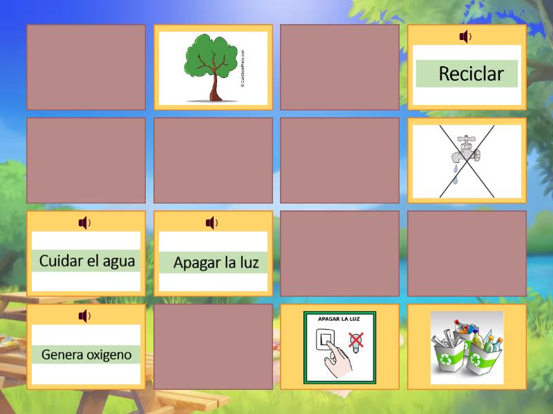 Medio ambiente - Matching pairs