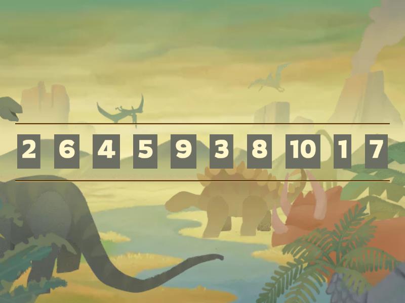 Numbers (1-10) - Unjumble