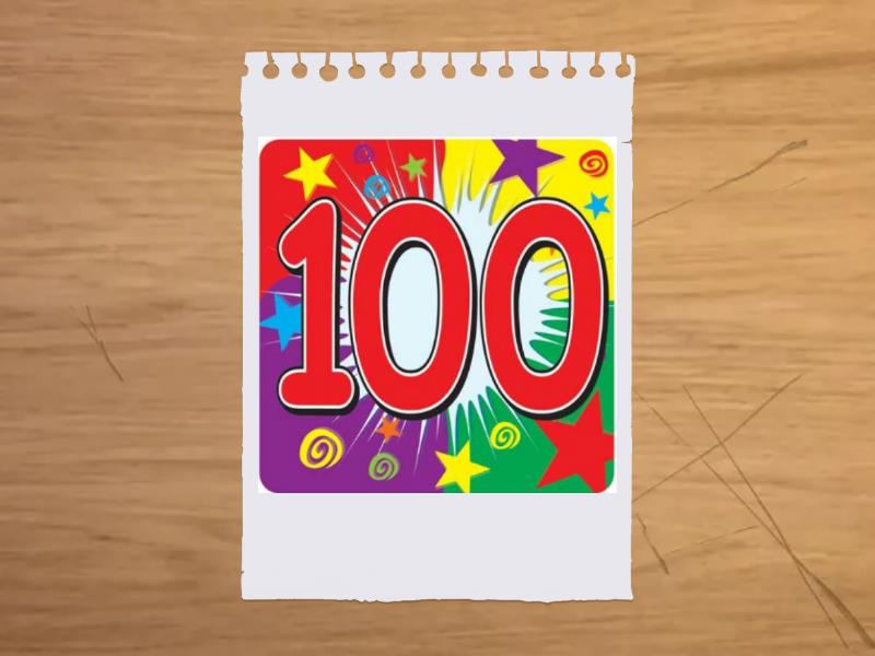 UK/RF numbers written forms 10-100 - Flash cards