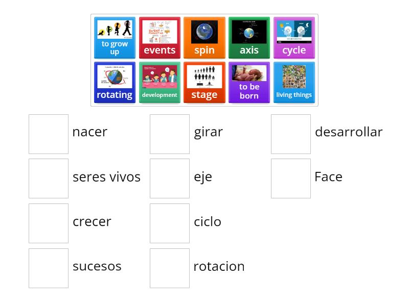El ciclo del dia y la noche - Match up