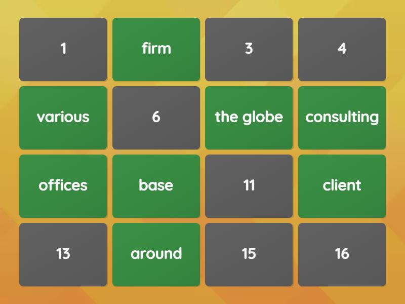 Training - Matching pairs