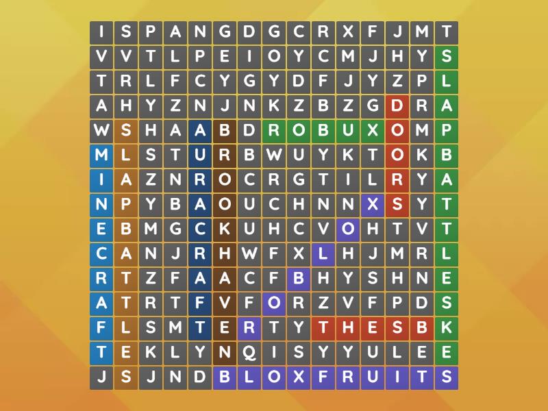roblox search - Wordsearch