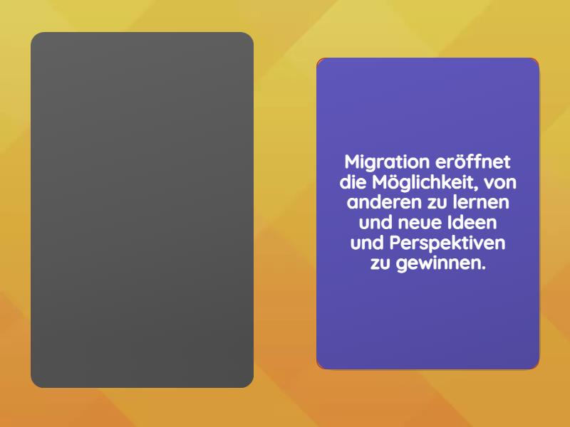 Migration - Speaking cards