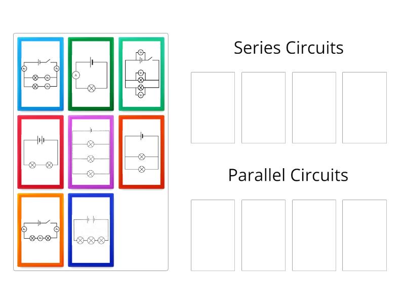 Parallel and Series Circuits - Group sort