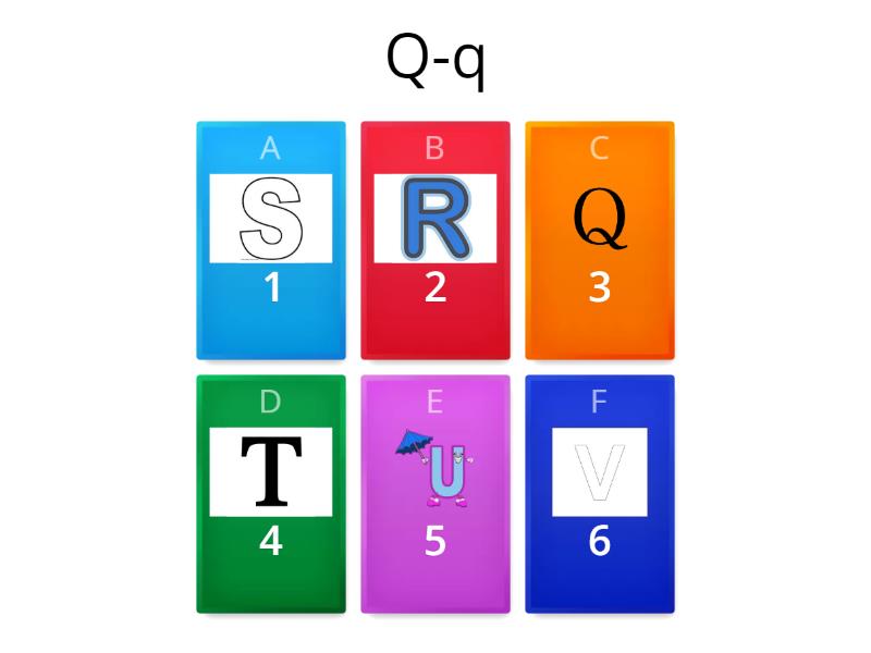 Lesson 20 (Letter Q) - game 1 - Quiz