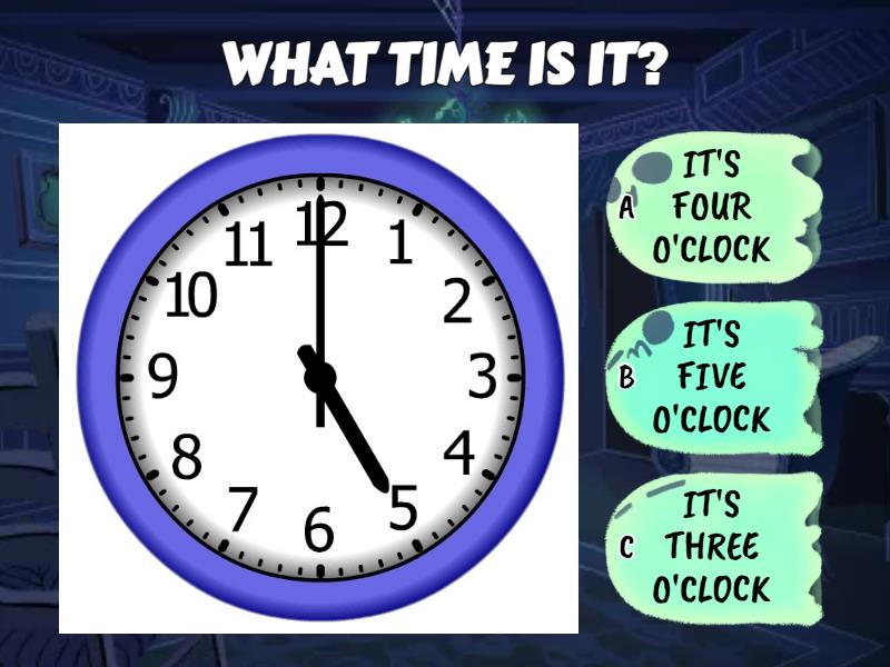 TELL THE TIME! - Quiz