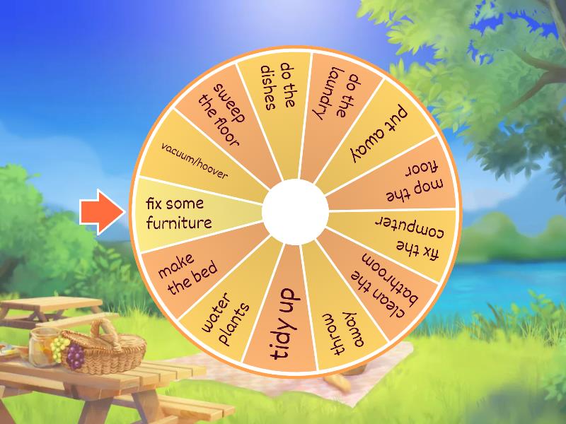 housework - Spin the wheel