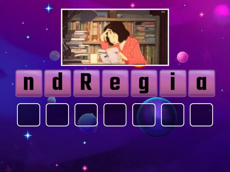 Oxford Team - Hobbies (1) - Anagram