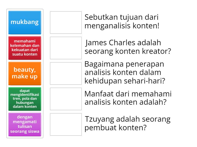 ANALISIS KONTEN K2 - Match up