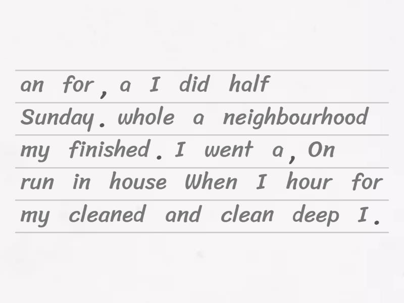 FLOR & CAROLINA - Unjumble