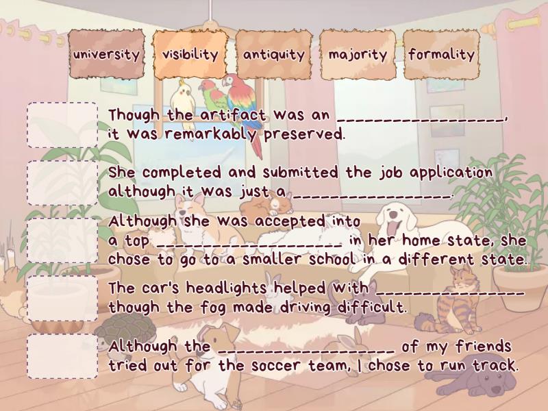 Concession Conjunctions (though and although) with Latin suffix -ity ...