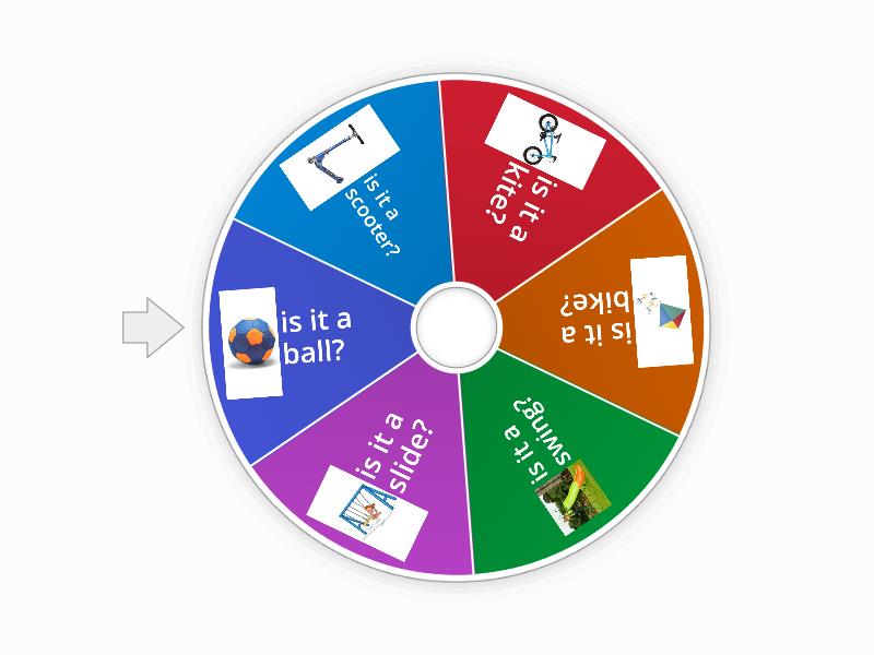outside toys - Spin the wheel