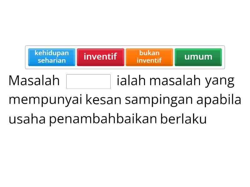 RBT T2: - Missing word