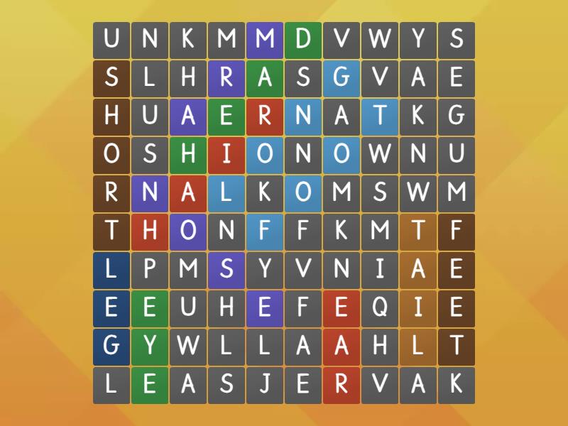 AS1 U7 - Wordsearch