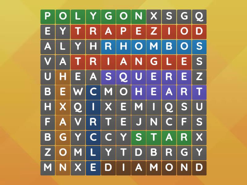 polygon search - Wordsearch