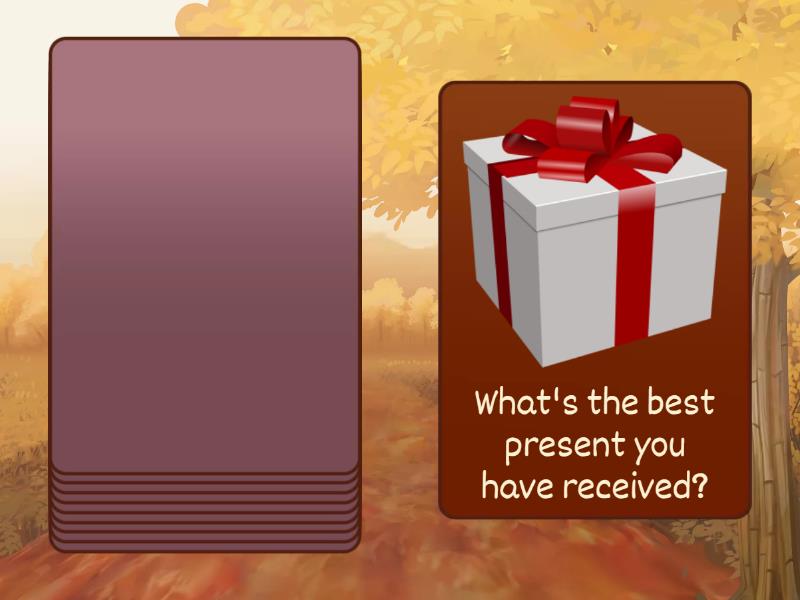 Present Perfect-Cards for Speaking - Cartas al azar