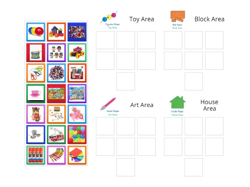 classroom sorting game - Group sort