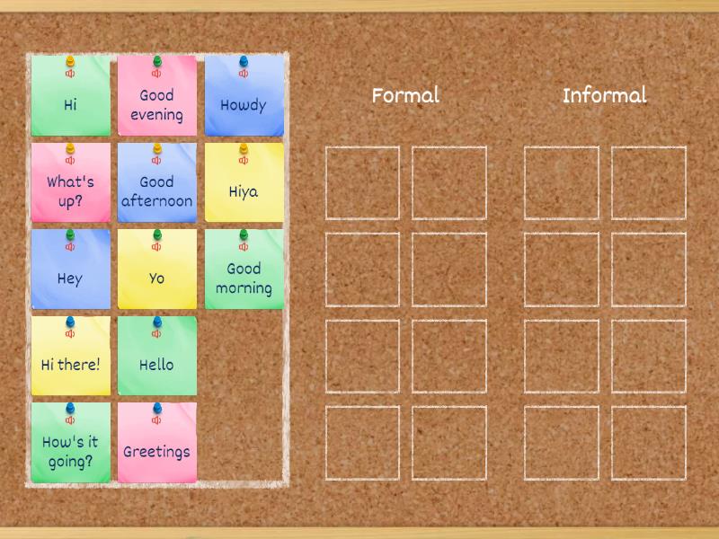 Saying Hello/ success Skilss A2 - Group sort