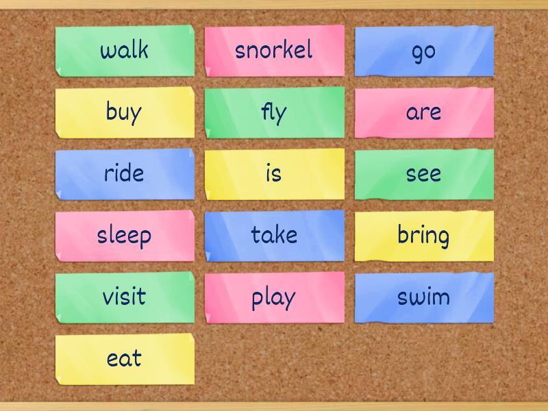 PP2.10 Simple Past verbs - Flip tiles