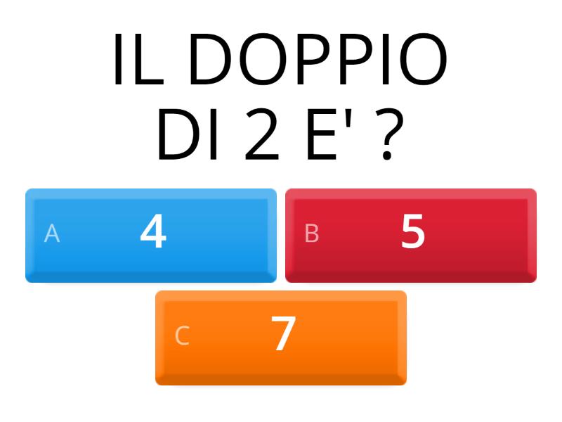 IL DOPPIO - Quiz
