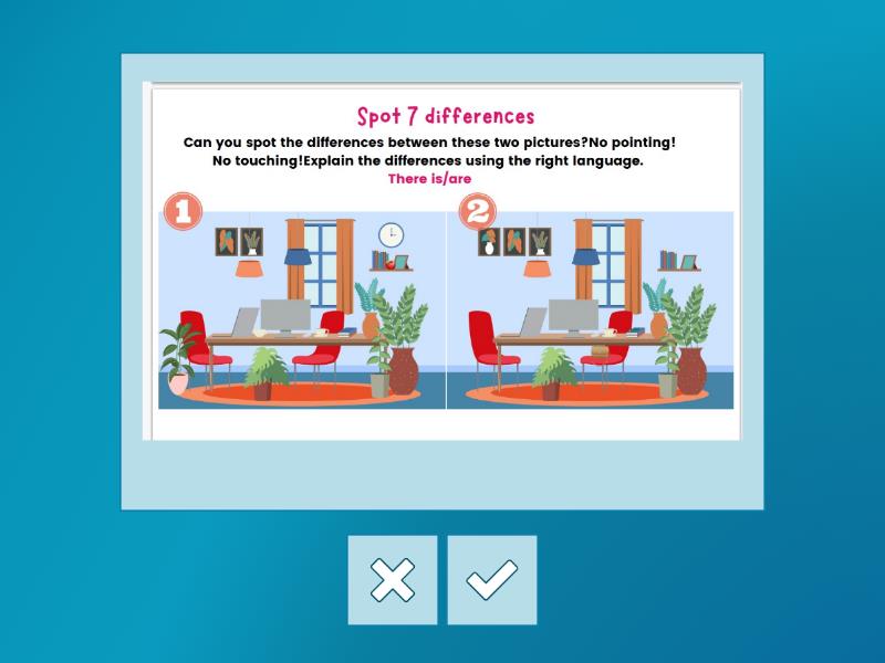 spot the difference - Flash cards