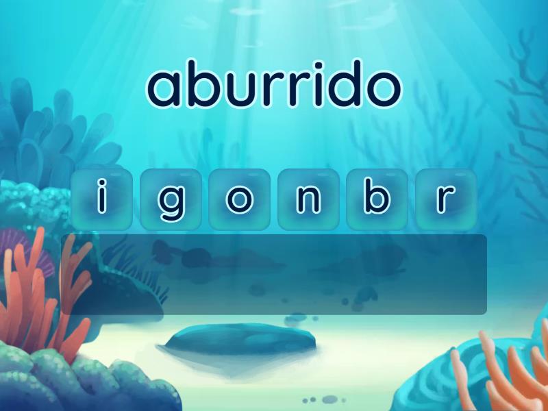 Carlos' vocabulary - Anagram