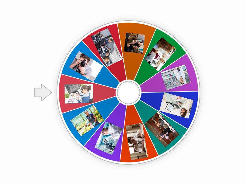 Jobs and occupations 2 - Spin the wheel