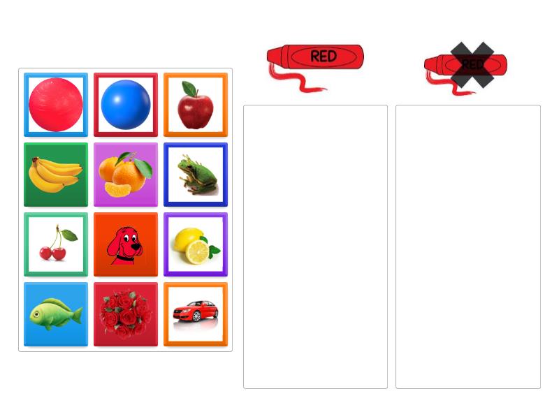 Red/Not Red - Group sort