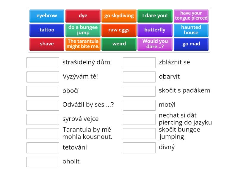 Project 5 unit 3A - Match up