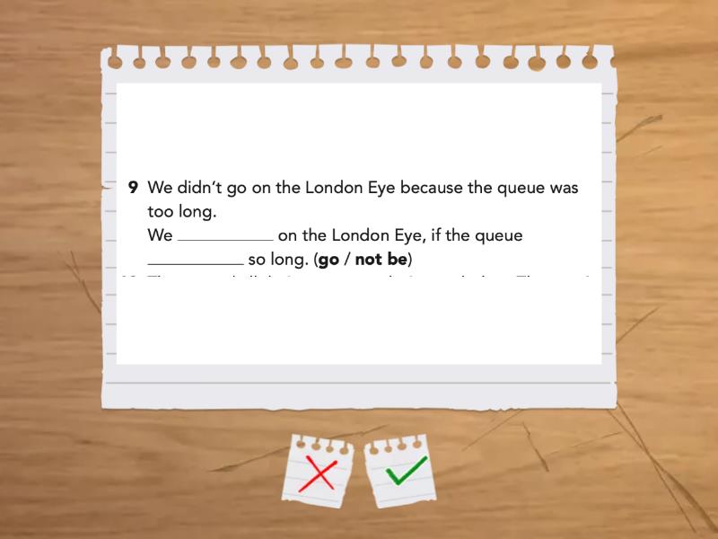 unreal conditionals upp EF tg 5A - Flash cards