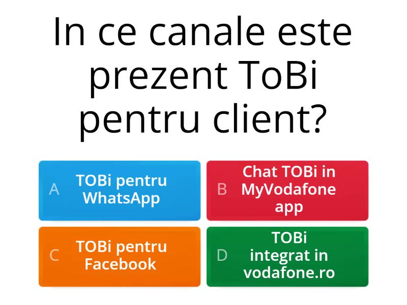 TOBi pentru client - Quiz