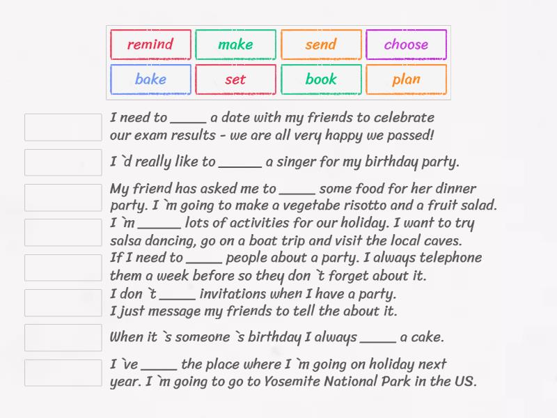 Roadmap A2+. Unit 4B. Vocabulary - Match up