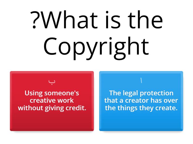 Copyright Question Game - Quiz