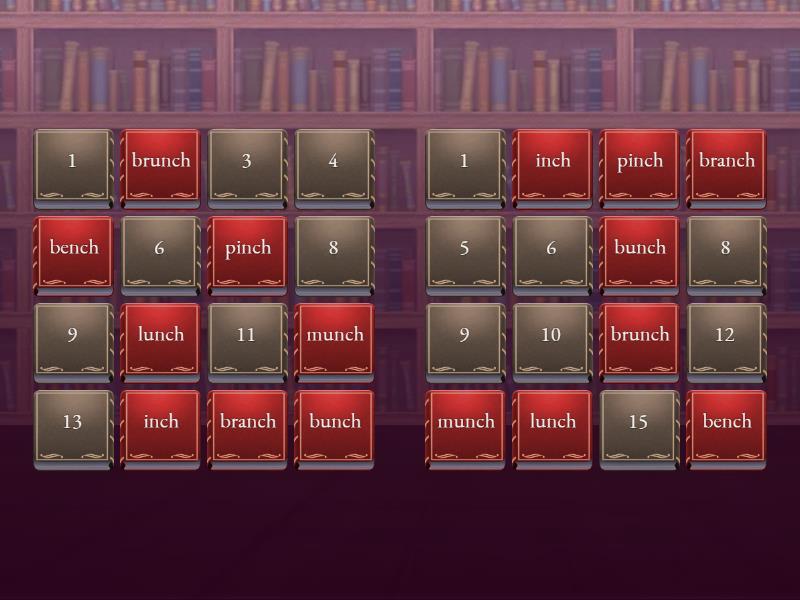 tch/ch - Matching pairs