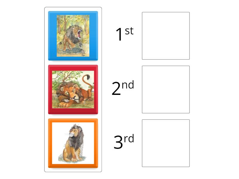 Lion and the Rat Sequencing - Rank order