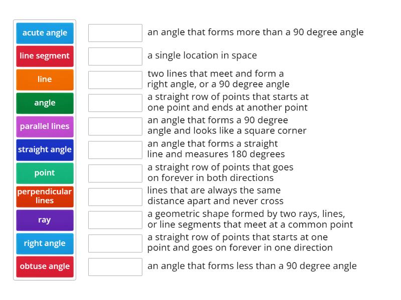 Geometry - Match up
