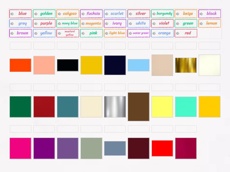 Colors - Match up