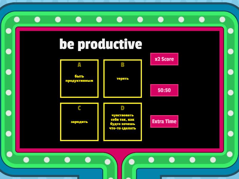 Relaxation - Gameshow quiz