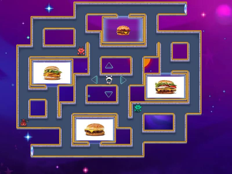 MELHOR NO BURGER KING! - Maze chase