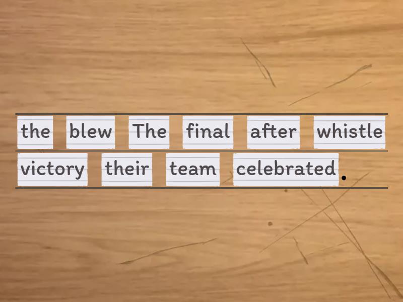 Prepositions of Time Part 2- Practice - Unjumble