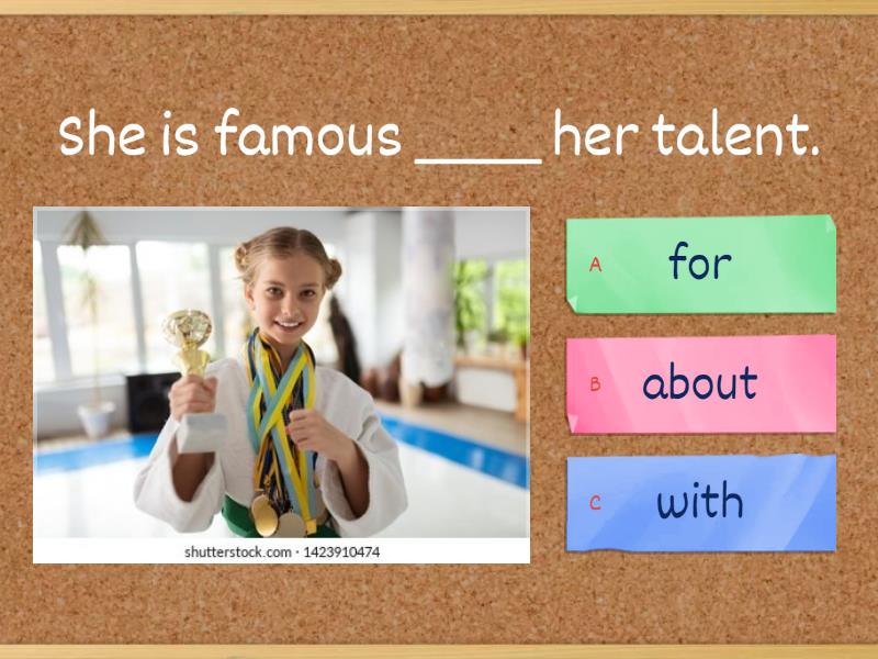 Solutions Elementary 1F Adjectives+prepositions - Quiz