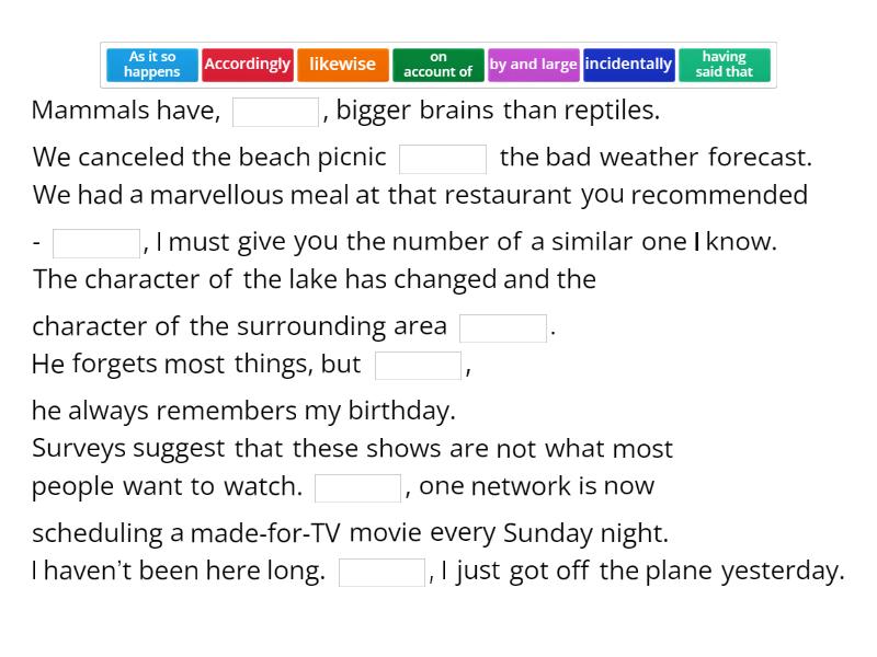 Linking devices - Missing word
