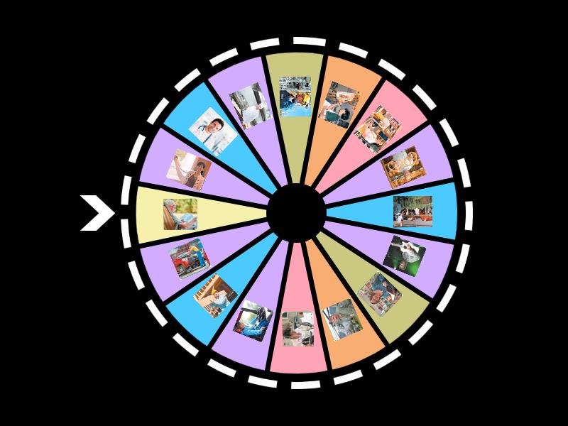 37 - Berufe - Spin the wheel